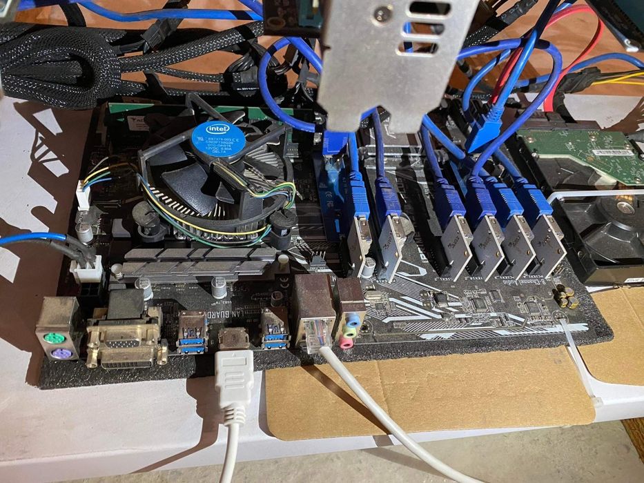 Asus p106-100 mining rig /Риг за криптовалути Отново доходоностно! гр ...