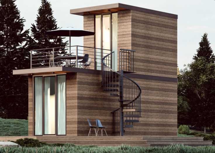 Case modulare moderne, cabane rustice din lemn, container locuibile ...