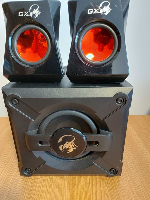 Boxe Genius 2 buc cu difuzor metalic 3 inch + subwoofer 20W Suceava ...