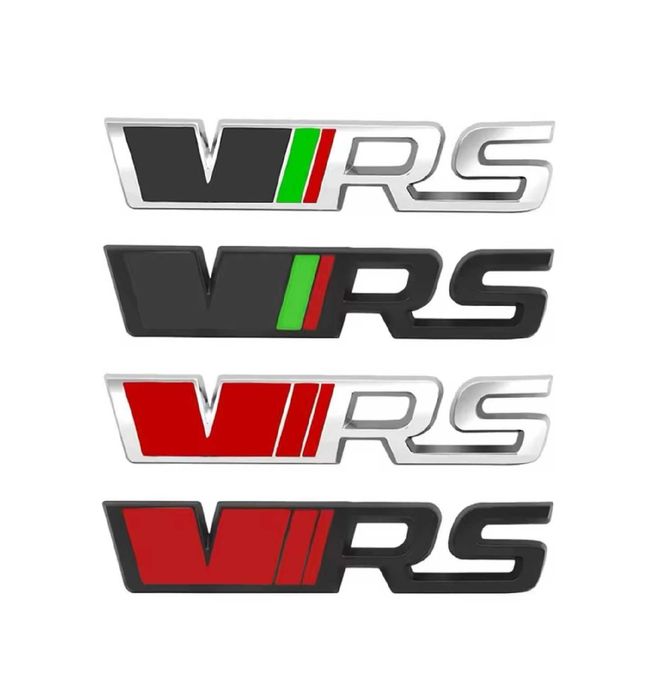 Emblema VRS Embleme SKODA Sticker Stema Sigla auto grila / haion ...