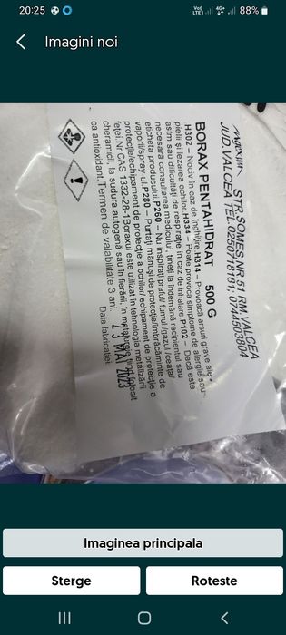 2 Borax praf contra plosnite- gandaci-insecte. Si pt camera copilului ...