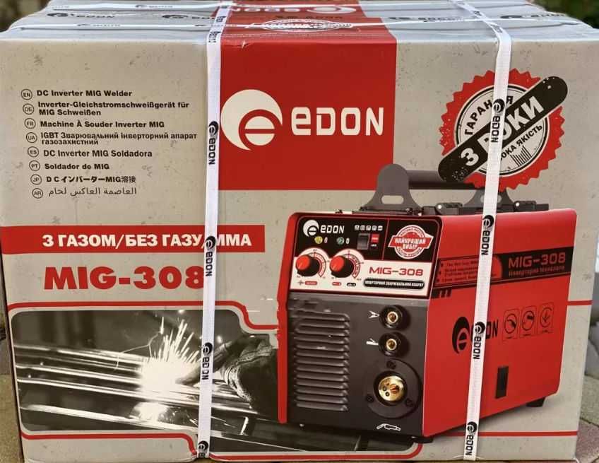 Invertor aparat de sudura MIG-MAG MMA EDON 308 model CLASIC Badeuti ...