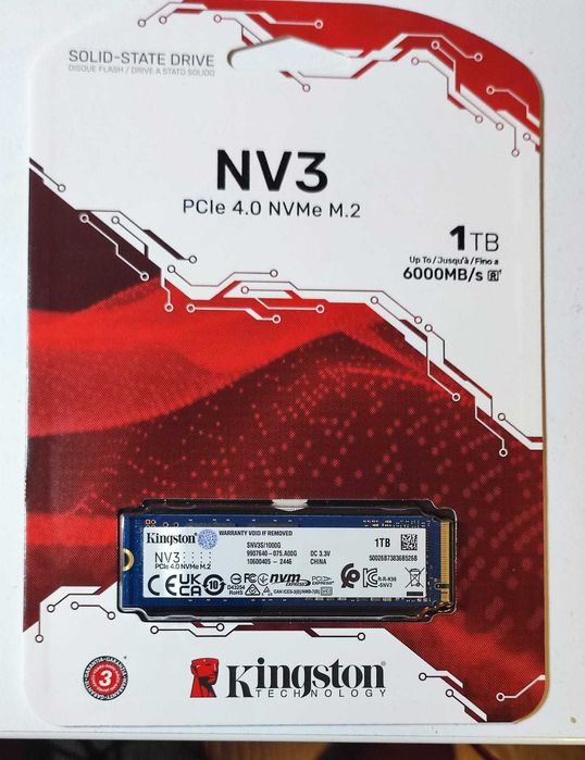 SSD Kingston NV3 1Tb Nou 6000/MBs (Samsung 980 Pro) Oradea • OLX.ro