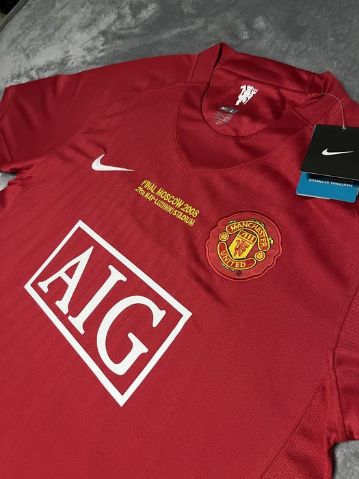 Nike Manchester United Ronaldo #7 Champions League Kit Red Size L ...