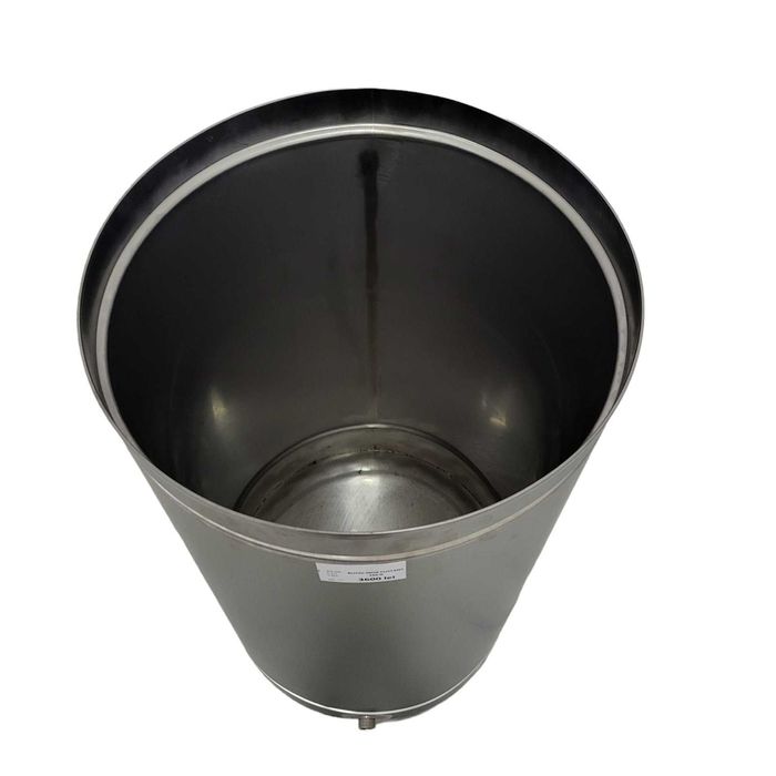 Butoi inox cu capac flotant pneumatic si canea/robinet 150 litri Baia ...