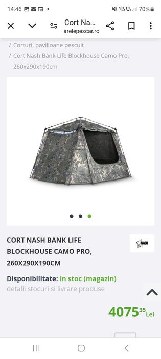 Cort Nash block house Camo Pro Bucuresti Sectorul 3 • OLX.ro