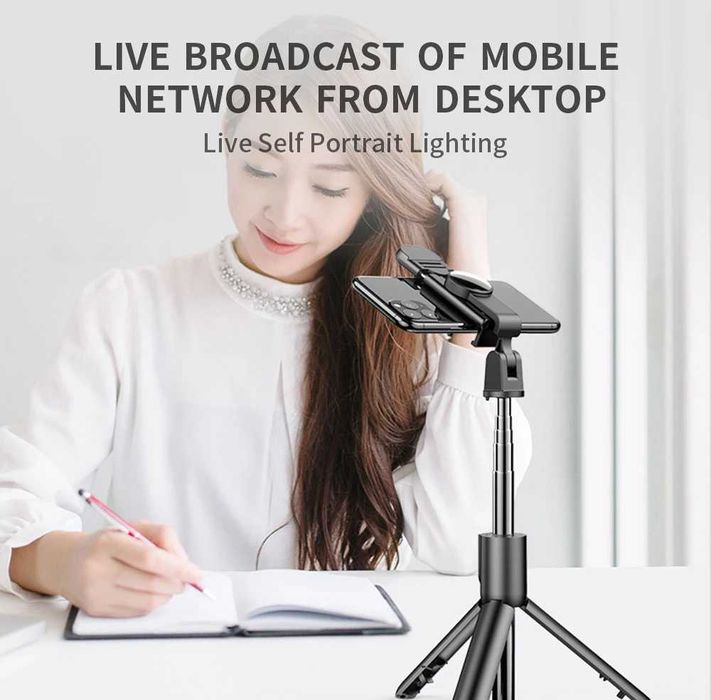 Селфи стик K10S с огледало/светкавица/дистанционно-70см телескопичен гр. София Център • OLX.bg