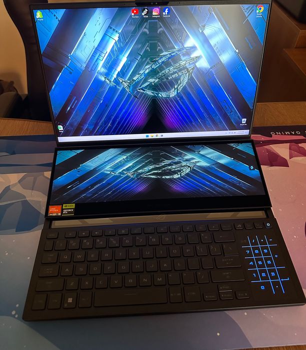 Laptop Asus Zenphyrus Duo Pro 16 rtx 4090 (oferta speciala) Titu • OLX.ro