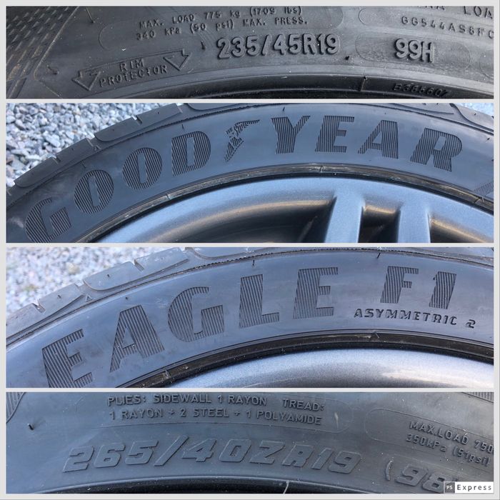 Jante BMW originale style 351 M paket pe 19, 2 latimi anvelope 6-7 mm ...