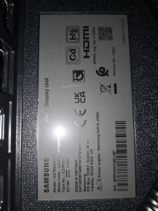Monitor Samsung 27 inch, 240 Hz display spart. Craiova • OLX.ro