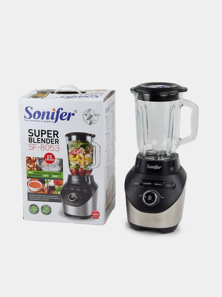 Оригинальный стеклянный блендер мощный металл корпус blender sf-8053
