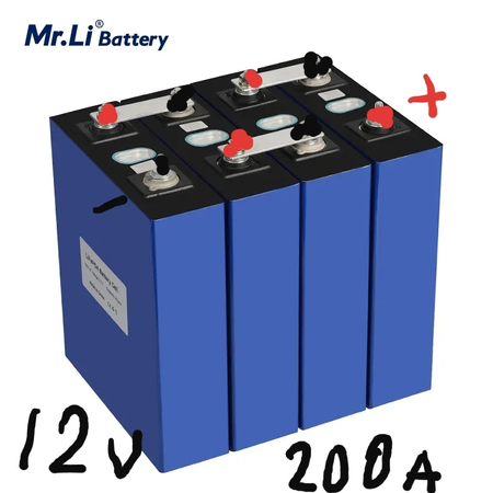 Аккумулятор литий железо фосфат Lifepo4 12v-200а/ч, готовый с ВМС