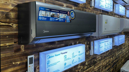 Кондиционер/Konditsioner/Inverter/Midea NAOMI 7 000BTU low Voltag 135v
