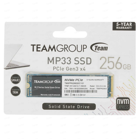 SSD M2 NVMe 256 Gb  TeamGroup   (NT7399)