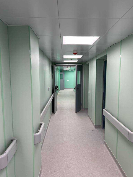 Медицинский HPL, панели для операционных стен и лабораторий.