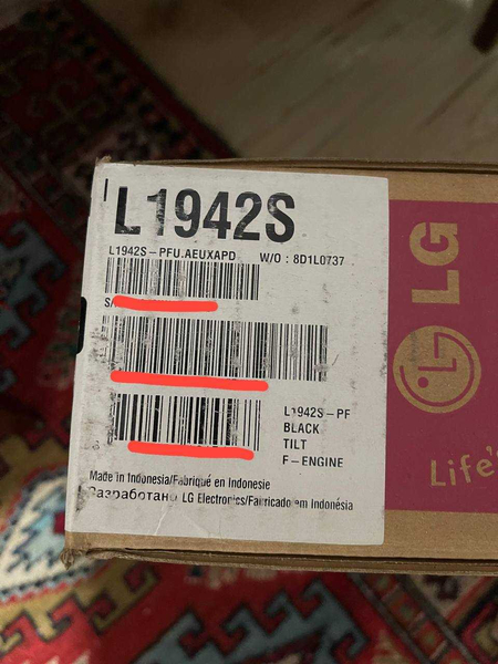 МОНИТОР LG L1942 S -PF НОВЫЙ в упаковке