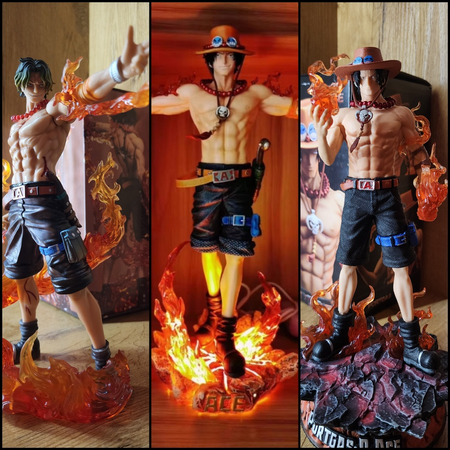 Фигурка Эйс из аниме Ван Пис / One Piece / Ace
•С коробкой и подсветк