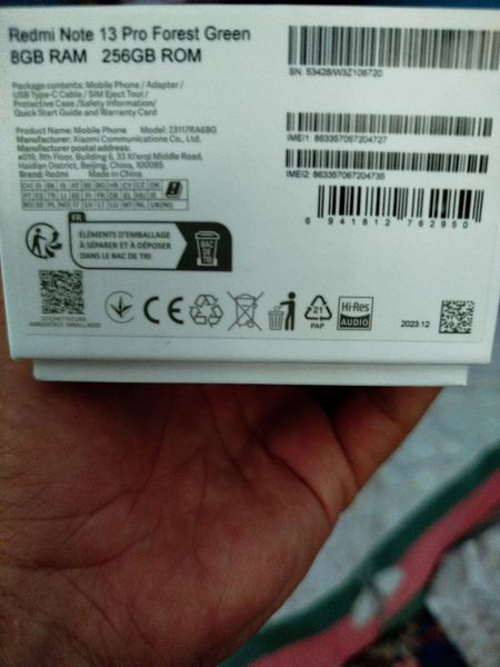 Redmi not 13pro Сотилади 8+256