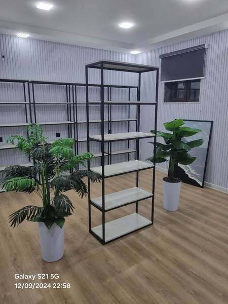 Stelyaj polka shkaf loft, chikago, Ari ini gold, tilla rang полка шкаф