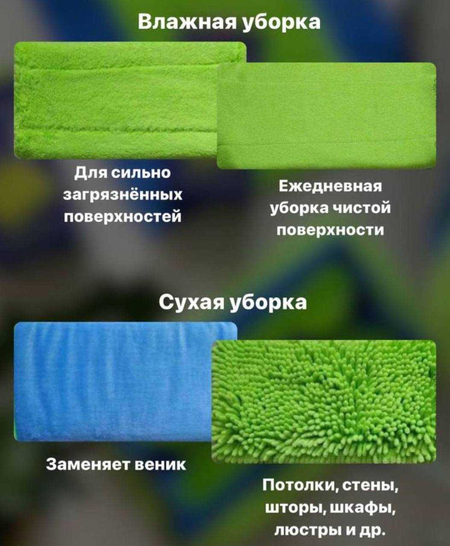 Швабра с насадками (производство Германия)