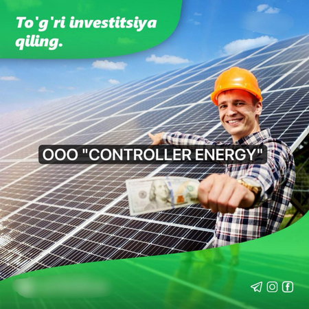 Controller energy /установка солнечных панелей