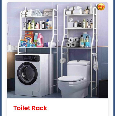 Toelet rack javon