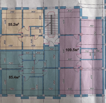 Ibn Sino 1 Novostroyka 71 kv, 3 xona, 4 etaj