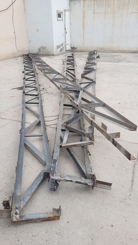 Продаю фермы из металлических уголков 63×63 б/у
