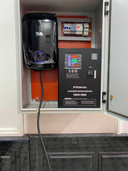 Elektromobil zaryadka stansiya | зарядная станция электромобиля E-37