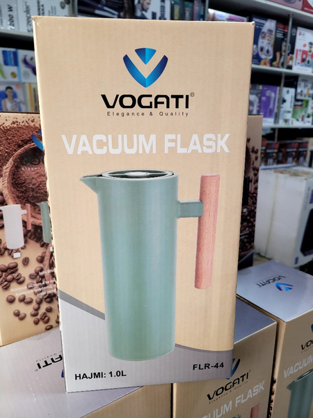 Termos 1 litr Vogati qizil shishalik