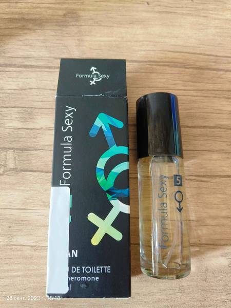 Мужская туалетная вода Formula sexy с ферамонами, 30л