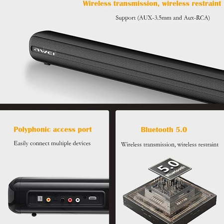 Awei Y520 sabuferli Bluetooth Soundbar / Awei Y520 с сабвуфером
