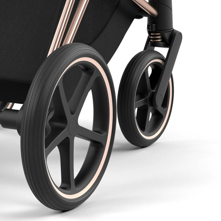 Коляска Cybex Priam 2в1 Rose Gold шасси + Люлька Simply Flowers