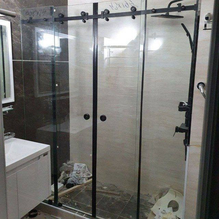 Ромбик зеркало душавой кабина витраж ойна оргстекло рисунок
