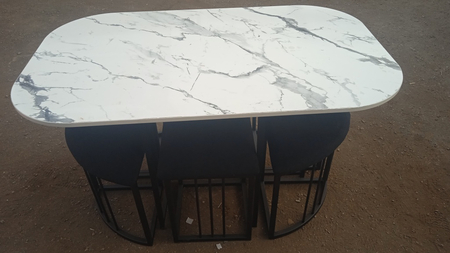 Oshxona stol stullar loft