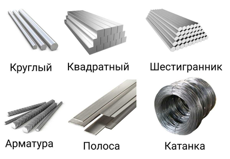 Арматура, Прут, Катанка, Квадрат, Полоса