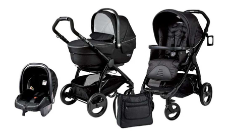 Коляска люлька детское автокресло 3в1 peg perego Италия