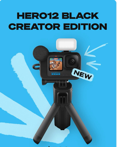 Новый GoPro HERO12 black Creator Edition + sleeve + lanyard