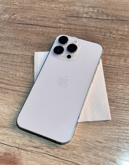 Iphone 14 Pro Max 256GB LL/A e-sim 90% yomkst SILVER / WHITE