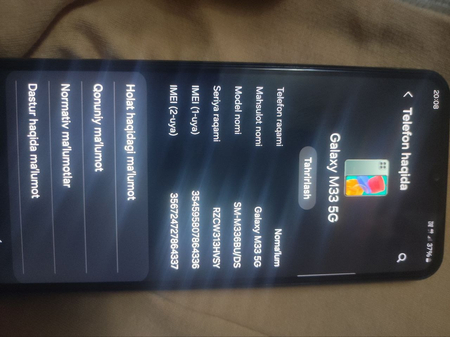 Samsung galaxy M33 5G