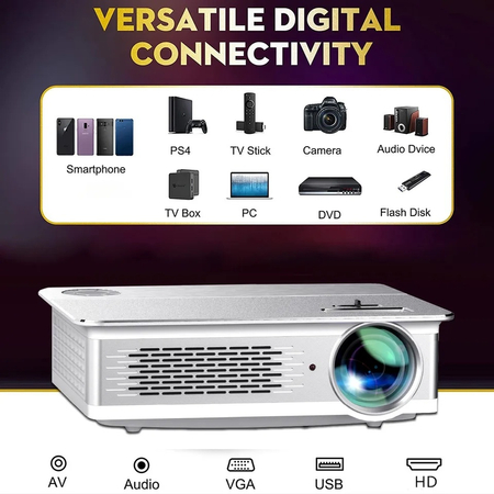 Проектор V6 WiFi Android LED FullHD, Proektor, Projector led Android
