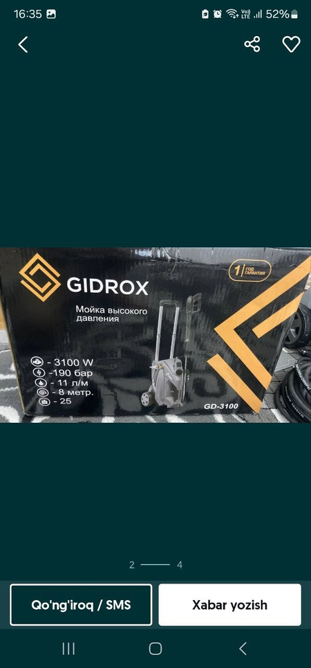 Gidrox karcher 190 Bar 3100W b/u