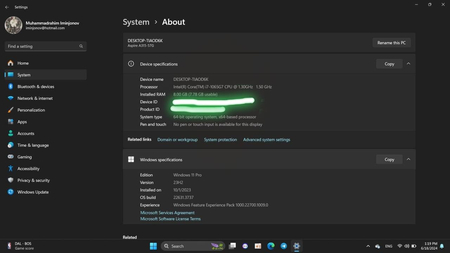 Acer aspire-3 notebook