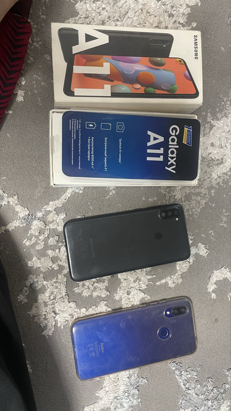 samsung a11 bilan redmi 7 faqat ekran ketgan