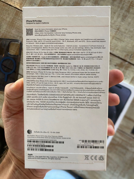 Iphone 15 pro max 256 gb Blue Titanium