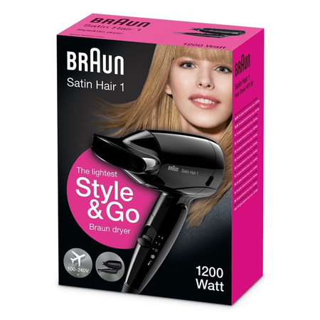 Дорожный компактный фен Braun