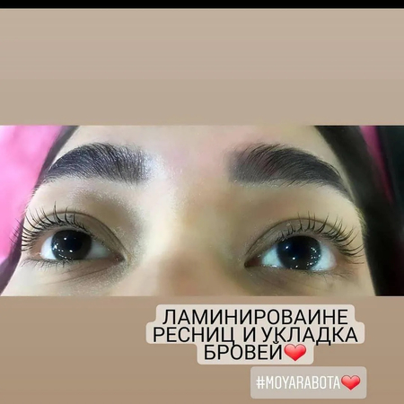 Kiprik Qosh laminatsa+ botoks bilan