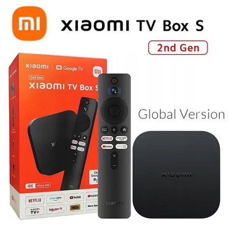 +ДОСТАВКА! ТВ бокс приставка - XiaoMi smart TV BOX S 4K Ultra Global