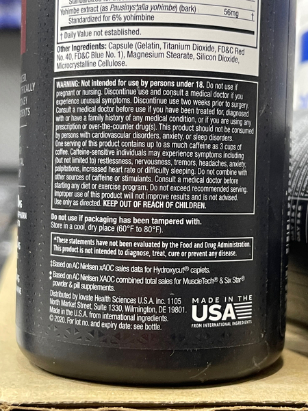 Muscletech Hydroxycut Hardcore