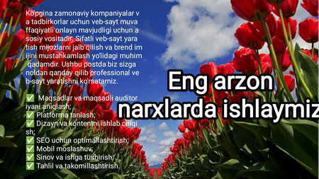 Kopgina zamonaviy kompaniyalar va tadbirkorlar uchun